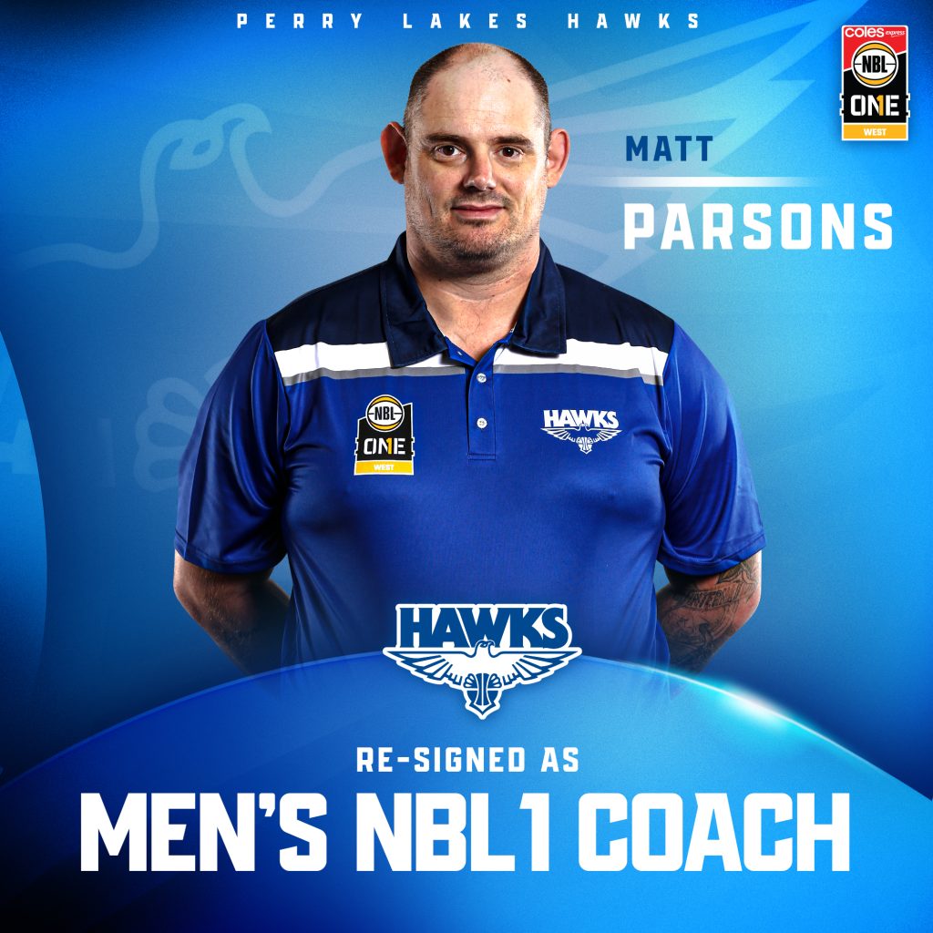 Matt Parsons re-appointed as Hawks NBL1 West Men’s Coach - Perry Lakes ...