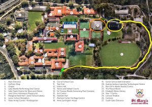 St Mary's Campus-Map-August-2020 - Perry Lakes Basketball